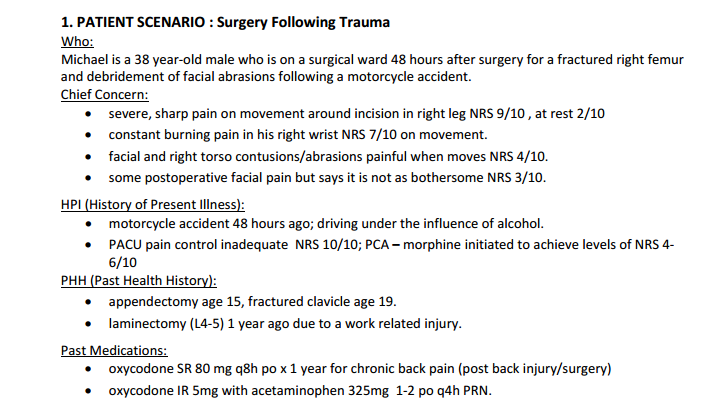 Free Patient Scenarios for Instructors Free Patient Scenarios for Instructors